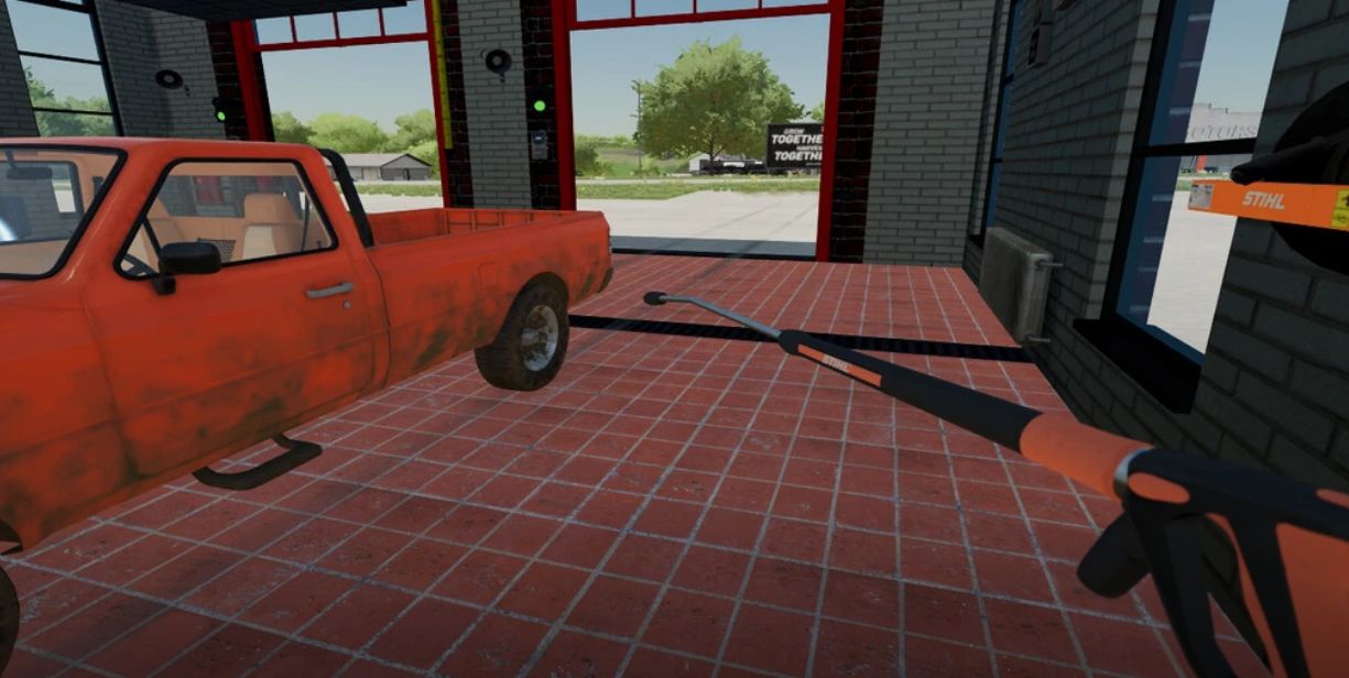 Wallmounted Stihl High Pressure Washer v1.0 - FS22 Mod Download