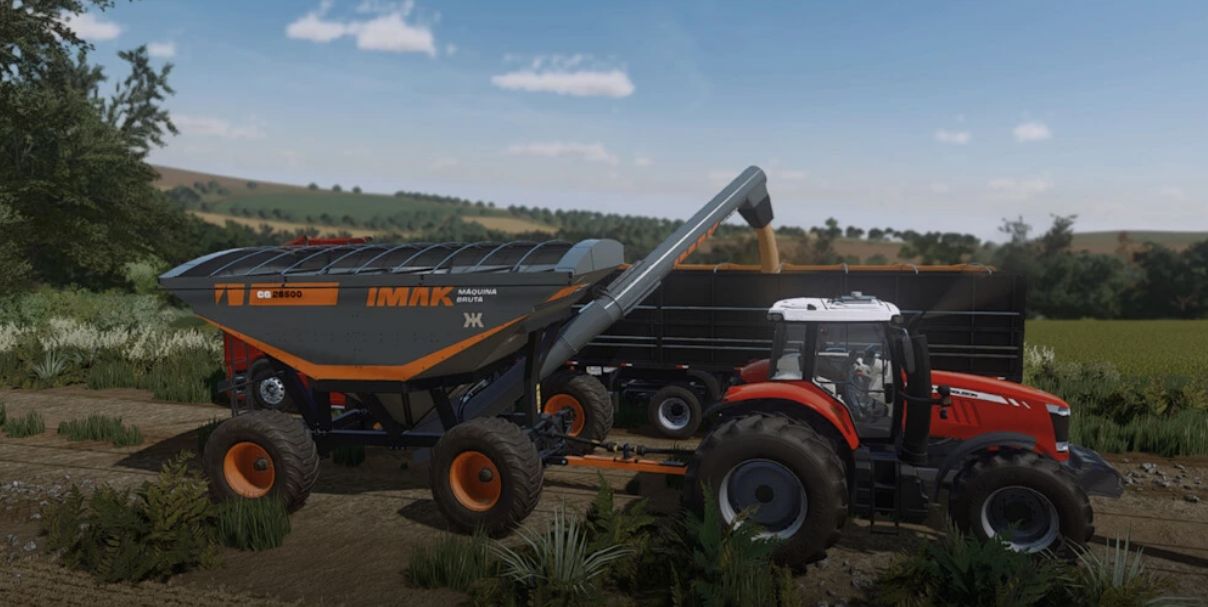 IMAK Grain Trailer CG 28500 v1.0 - FS22 Mod Download
