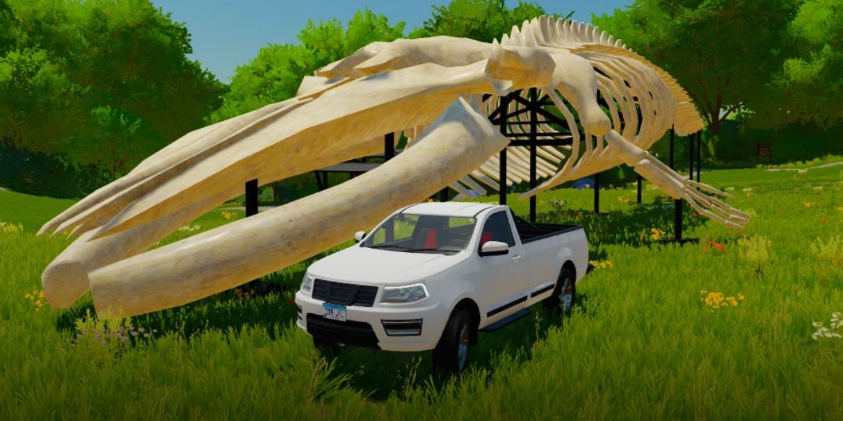 Whale Skeleton Sculpture v1.0 - FS22 Mod Download