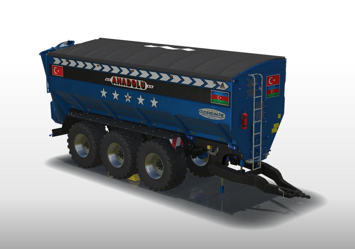Özdemir Anadolu Tahıl Burgu Römorku v1.0 - FS22 Mod Download