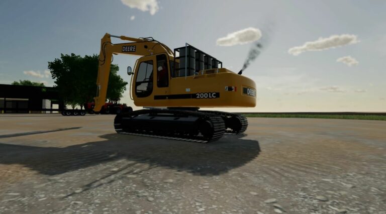 John Deere 200LC Propane Excavator v1.0 - FS22 Mod Download