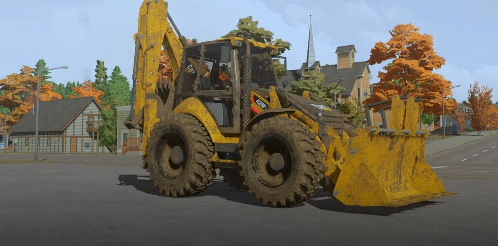 Cat Backhoe 428-444 Pack v1.0 - FS22 Mod Download