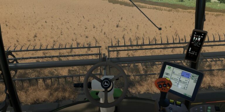 John Deere W260 + Macdon Swather Heads edit v1.0 - FS22 Mod Download