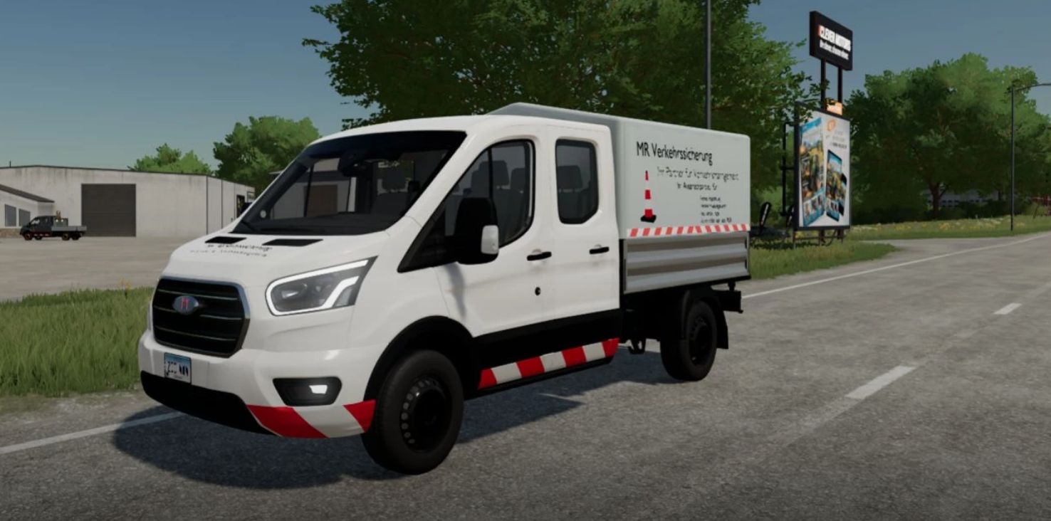 ls22 RM (Ford) Transit Doka Pritsche V2.0 - FS22 Mod Download