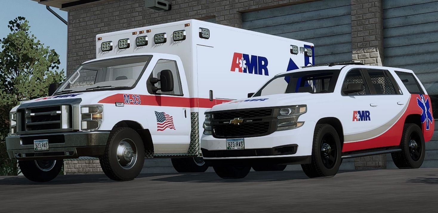 Chevrolet Tahoe 2015 Fire Department v1.0 - FS22 Mod Download