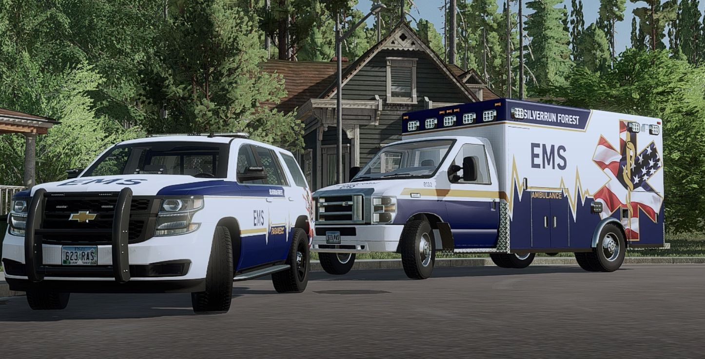 Chevrolet Tahoe 2015 Fire Department v1.0 - FS22 Mod Download