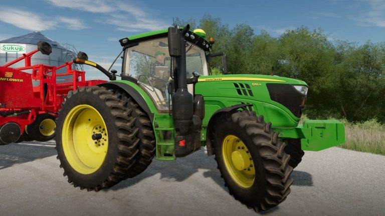 John Deere 6145R6155R North America Edition v1.0 - FS22 Mod Download