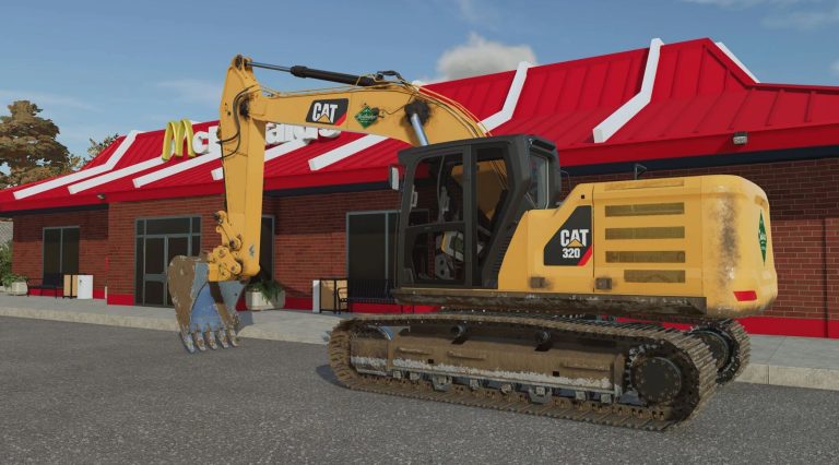 Cat 320 / 323 Next Gen v1.0 - FS22 Mod Download